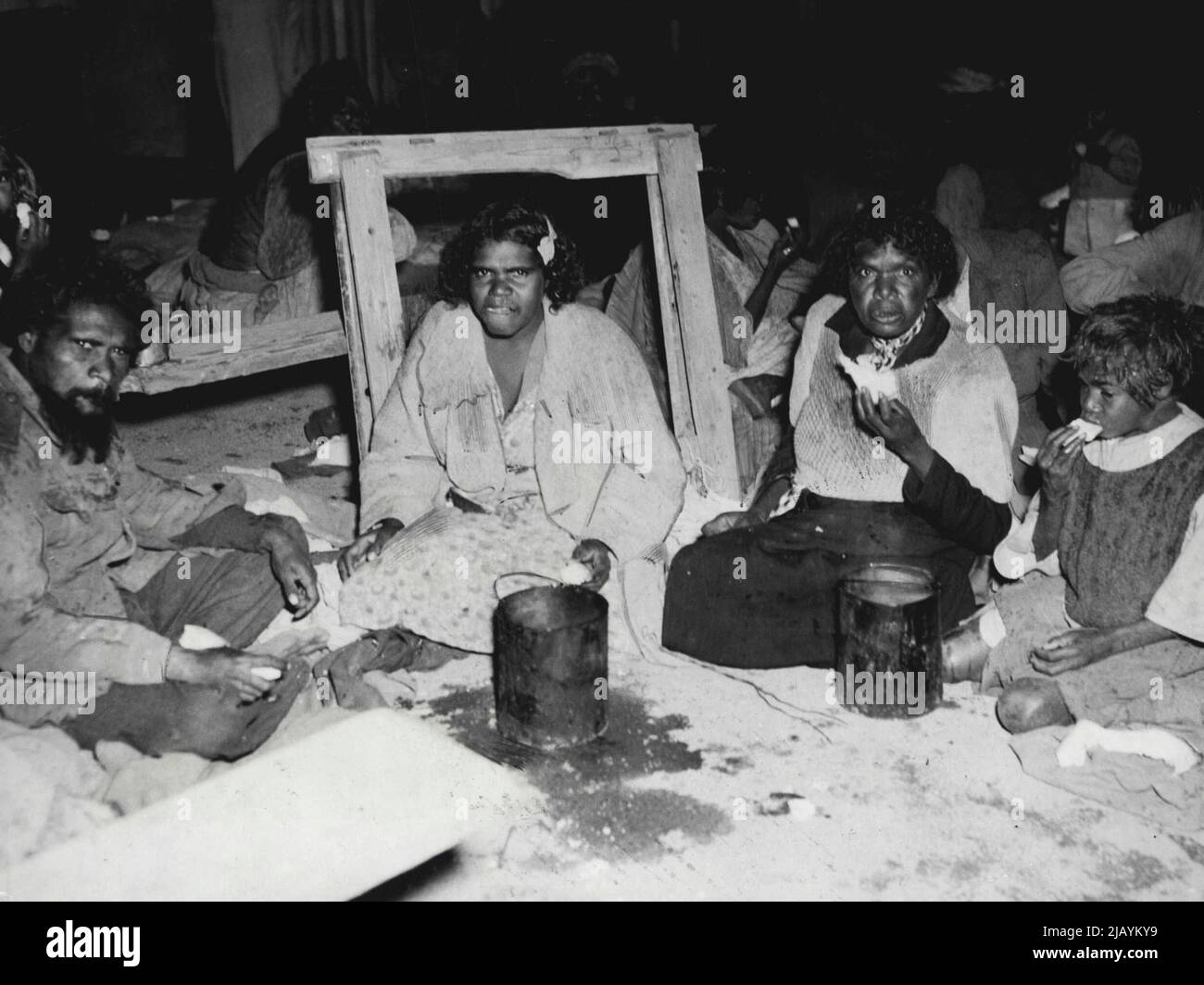 This was how 115 aborigine extras for Ealing's film Bitter Springs ...