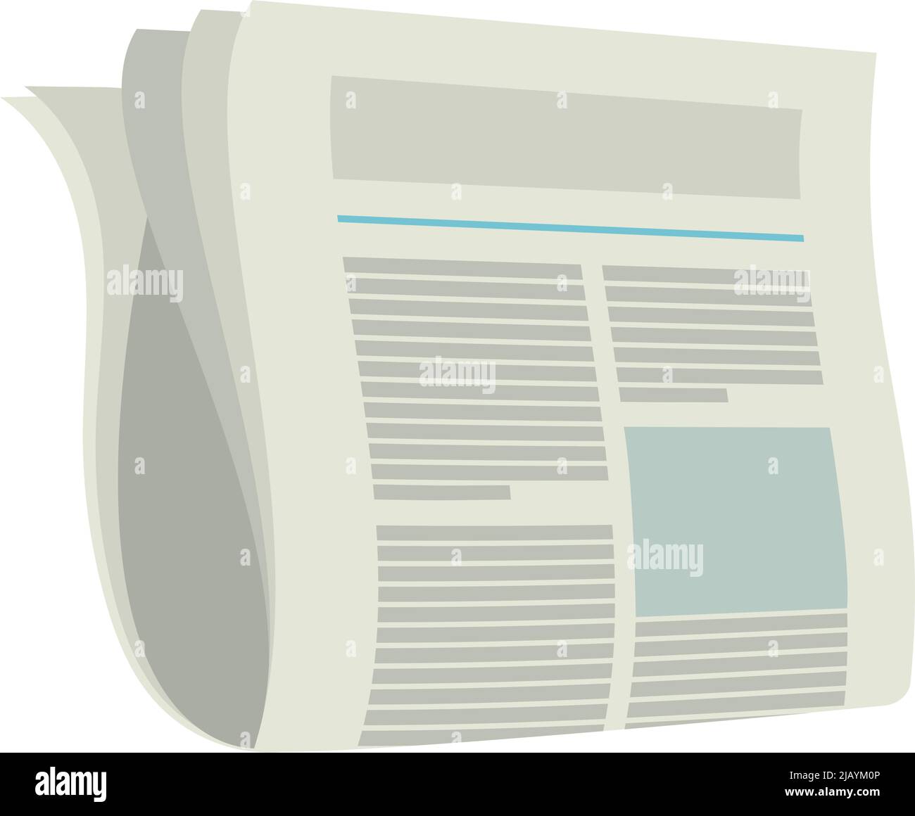 newspaper folded in half Stock Vector Image & Art - Alamy