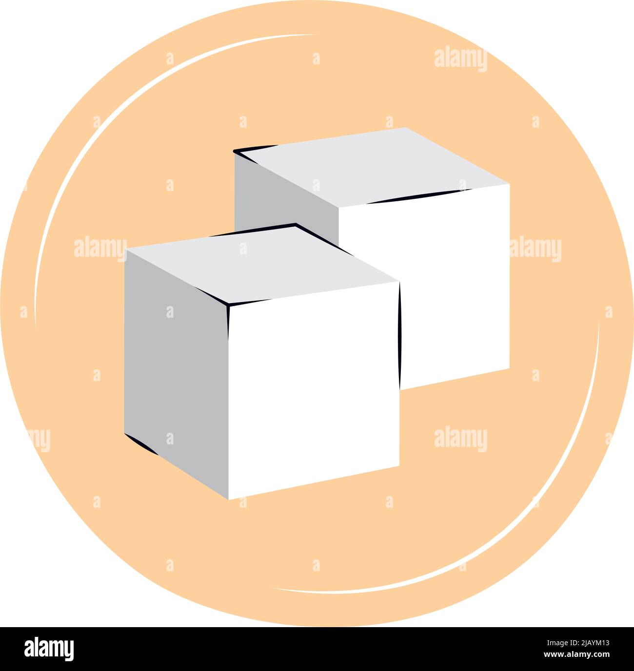 sugar cubes label Stock Vector Image & Art - Alamy