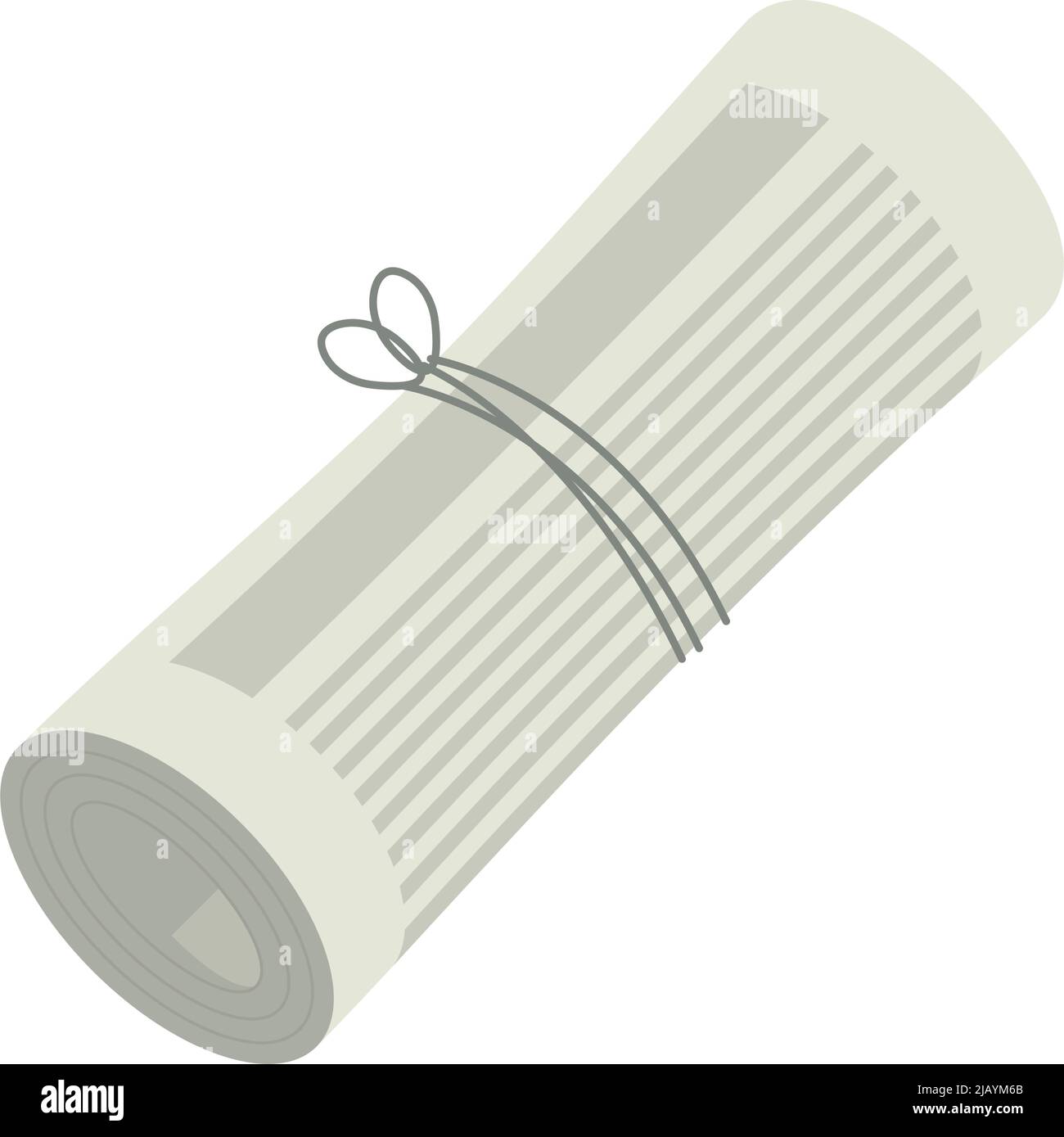 rolled newspaper icon Stock Vector Image & Art - Alamy