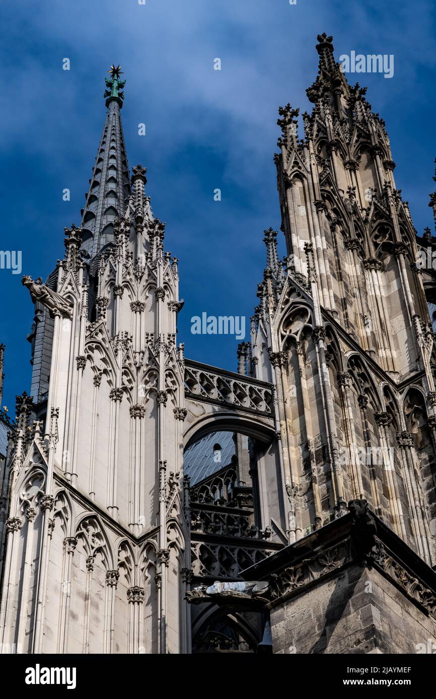 Cologne Cathedral in Cologne, Germany is the largest Gothic cathedral ...