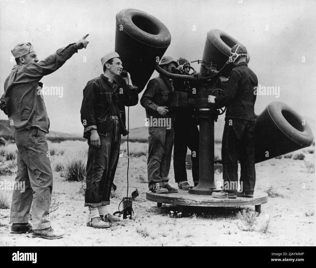 These Are The Ears Of U.S. Anti-Aircraft Guns - This is a sound locator ...