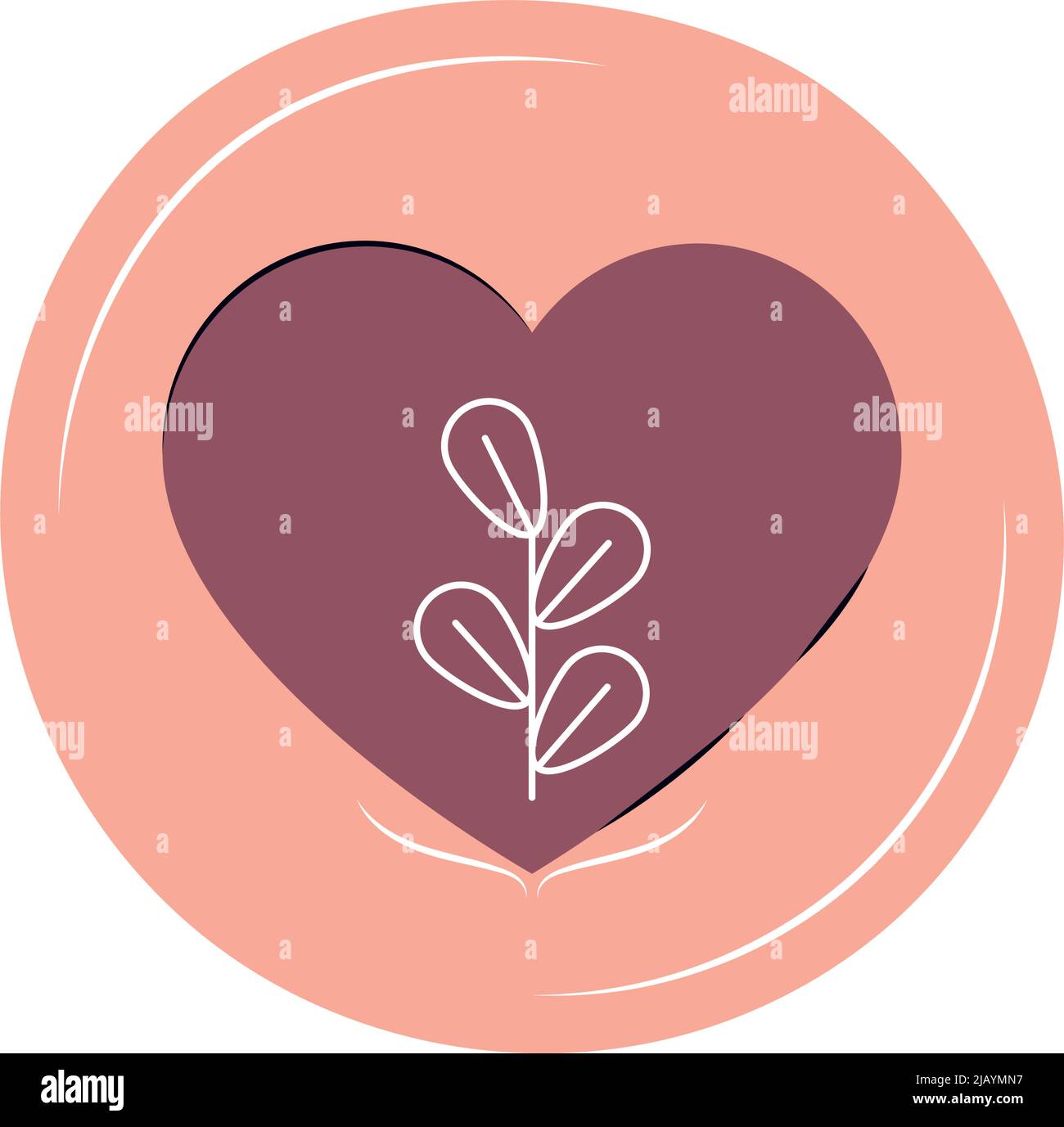 heart label icon Stock Vector Image & Art - Alamy
