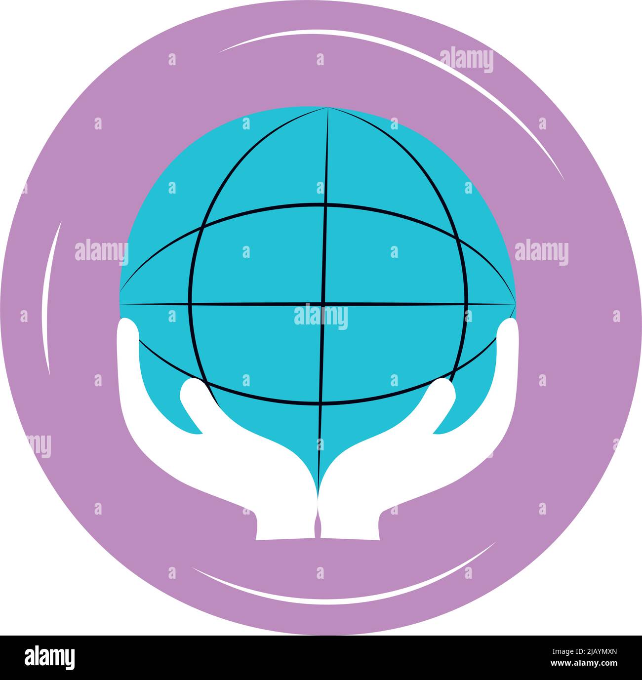 global sphere label Stock Vector Image & Art - Alamy