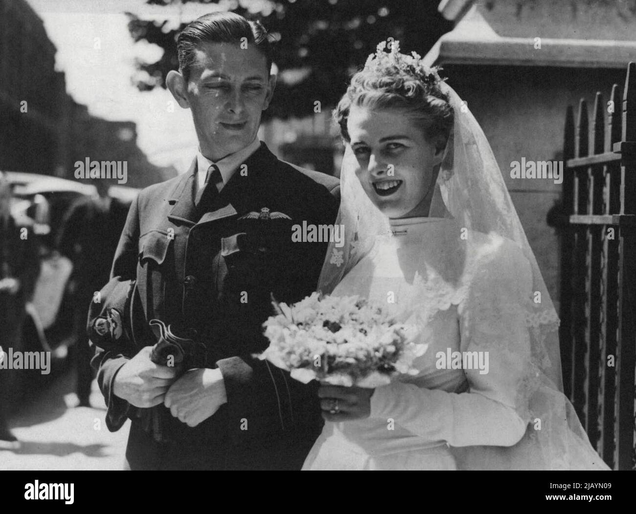 Todays Wedding -- The Bride and Bridegroom leaving the Church after the ...