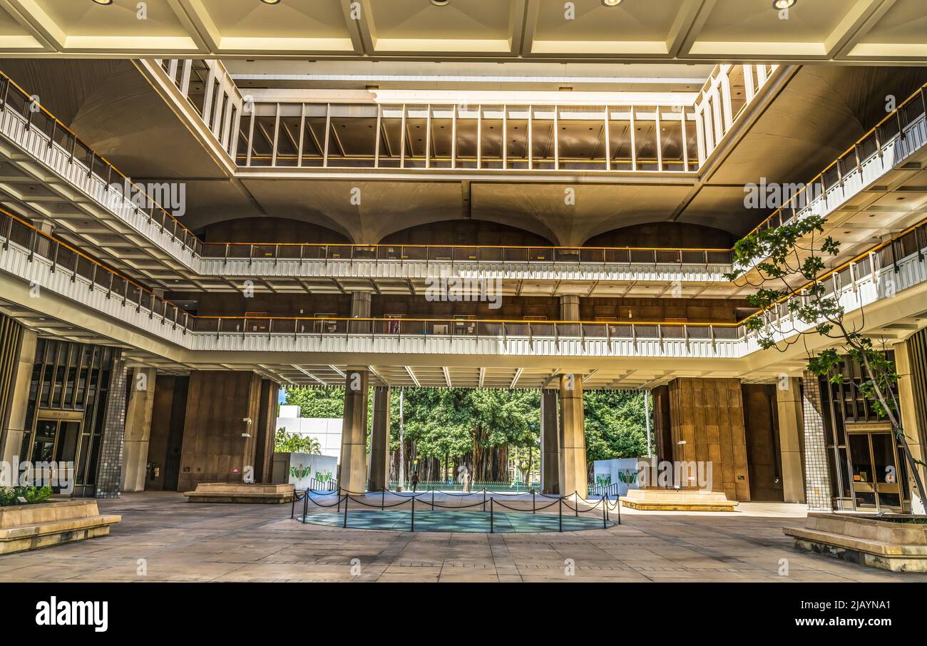 Open Air Atrium Senate Chamber State Capitol Building Legislature ...