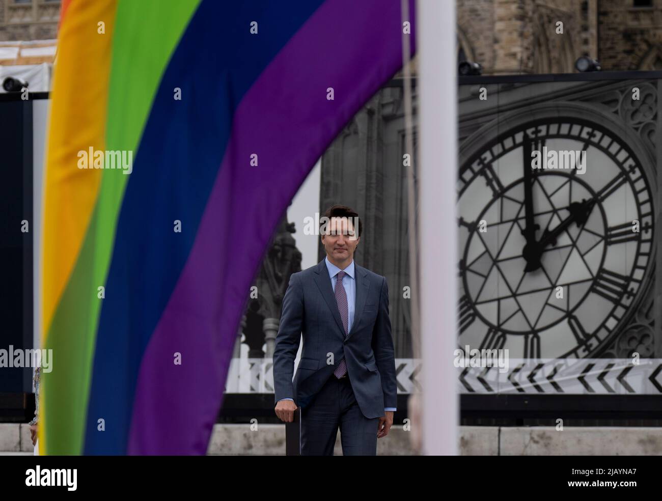 Ottawa, Canada. 01st June, 2022. Canadian Prime Minister Justin Trudeau ...