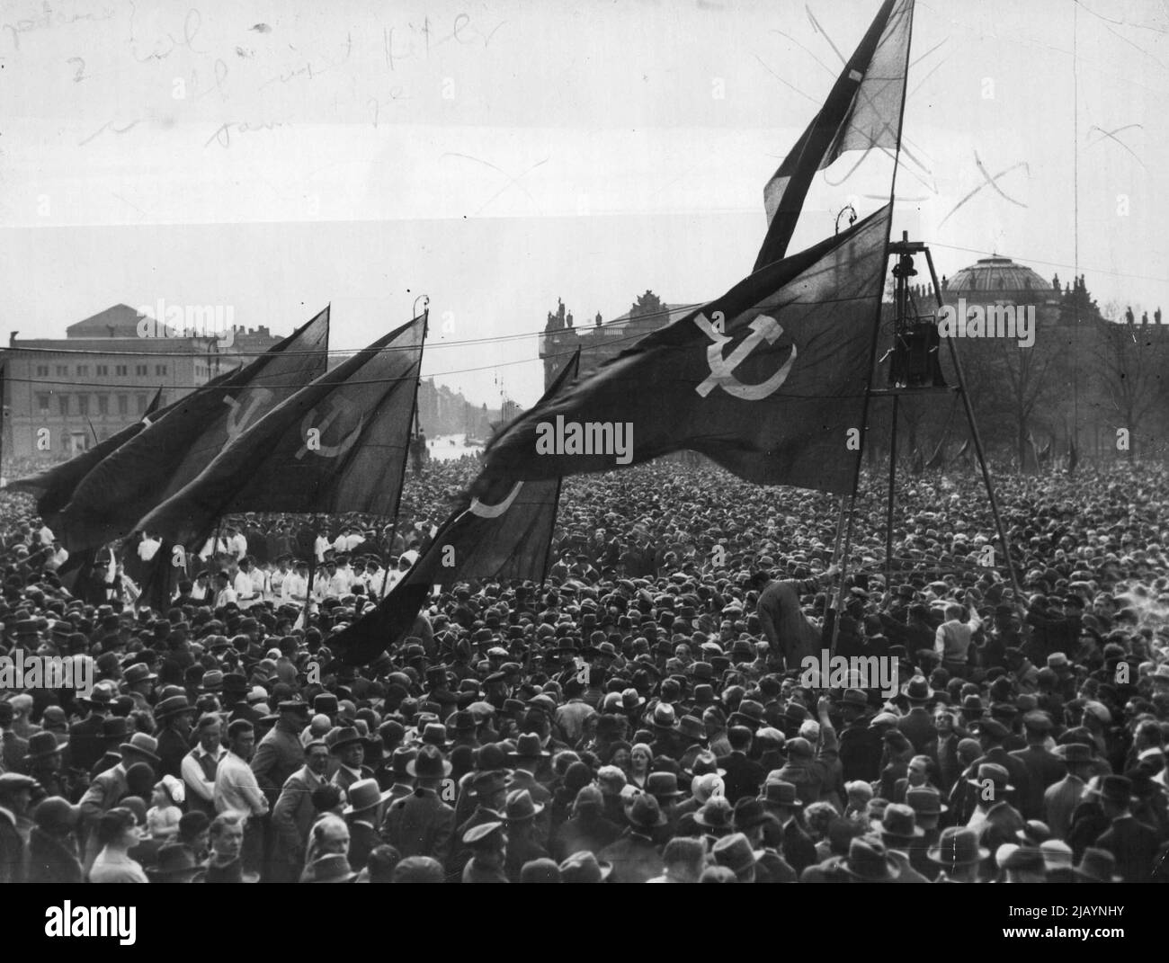 May 1st in Berlin - The giant Communist demonstration in the Berlin ...