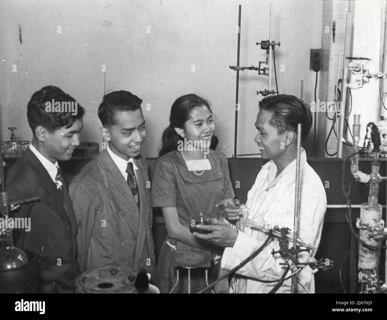 "What's That solution?" the others asked Felix Maramba at the chemistry ...