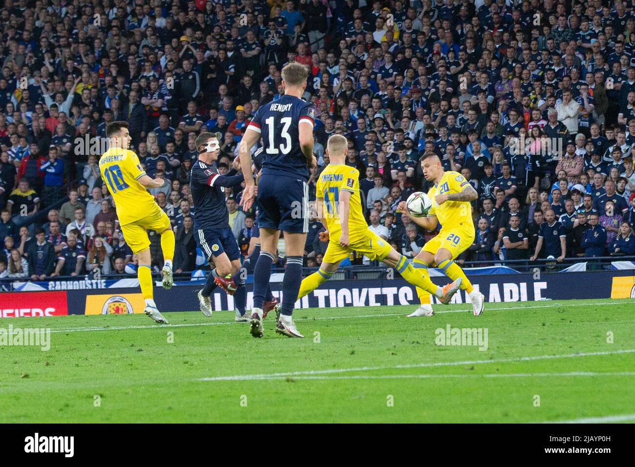 1st June 2022; Hampden Park, Glasgow, Scotland: FIFA World Cup 2022 ...