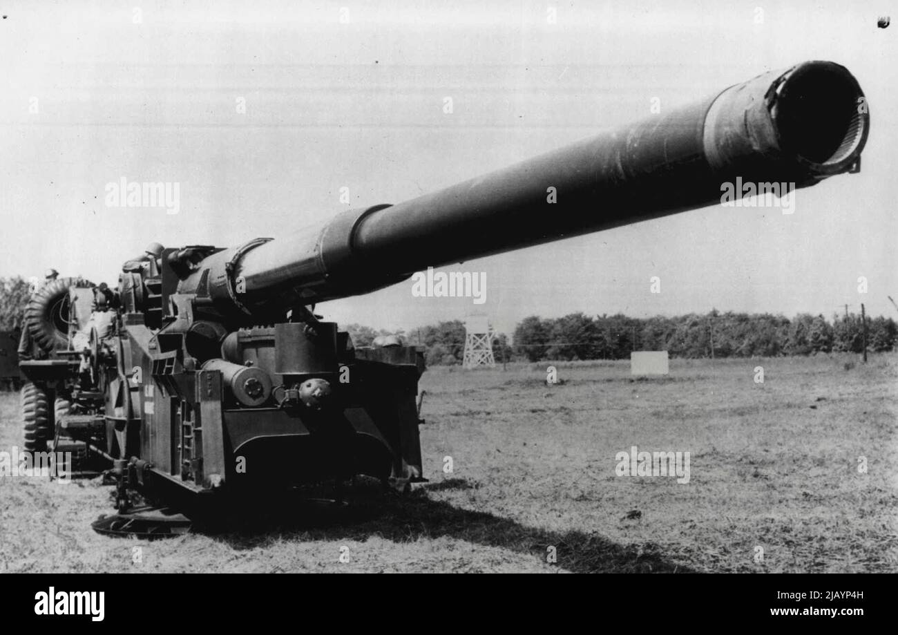Atom Cannon Makes Bow -- The U.S. Army's giant cannon, designed to ...
