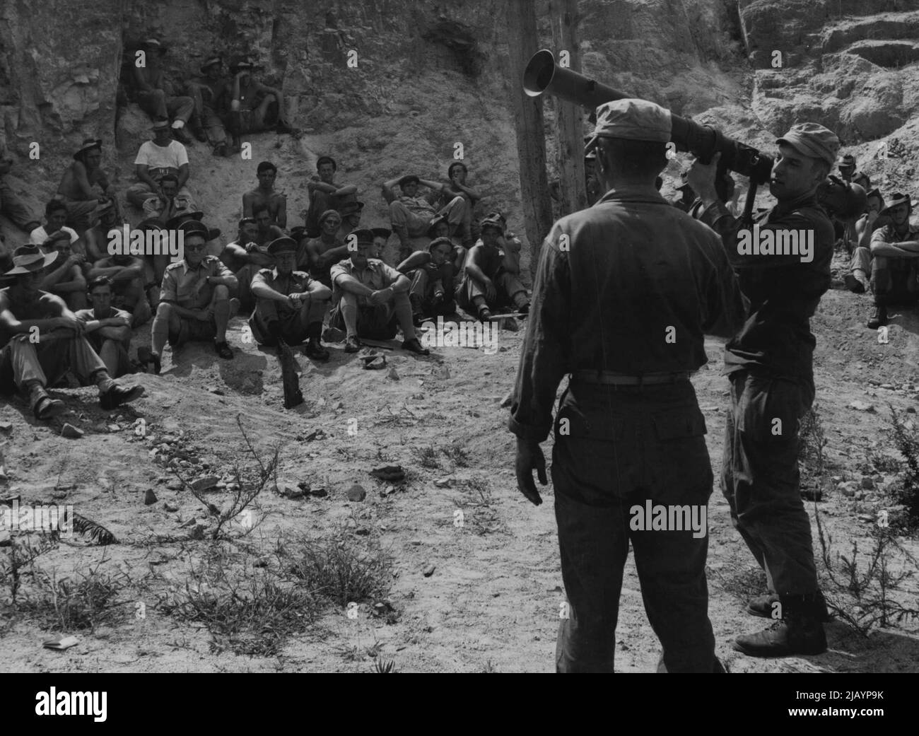 Men of 3 Bn Royal Australian Regiment display keen interest in the ...