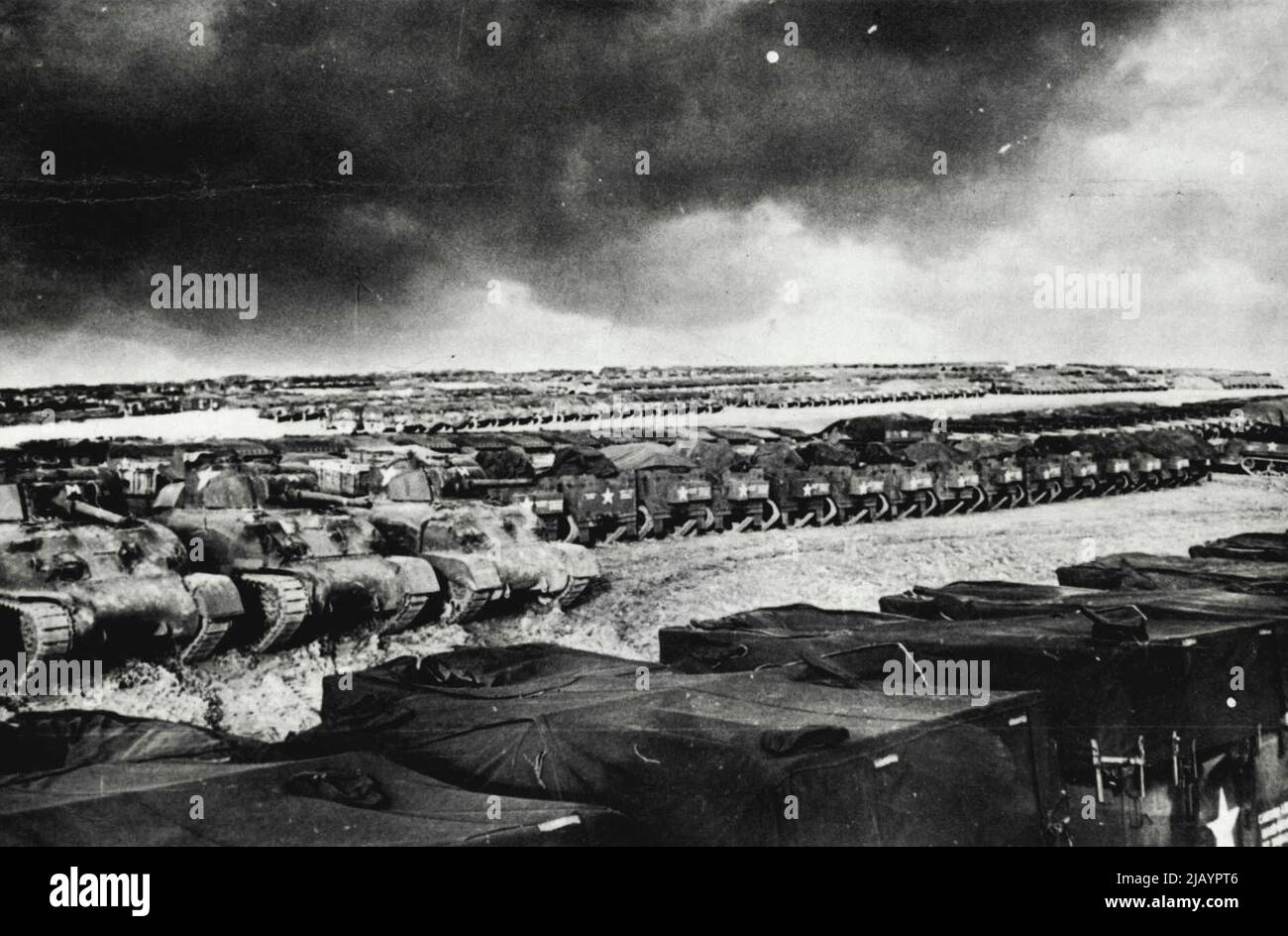 Mobilization Of Allied Motorized Units -- Thousands of allied tanks ...