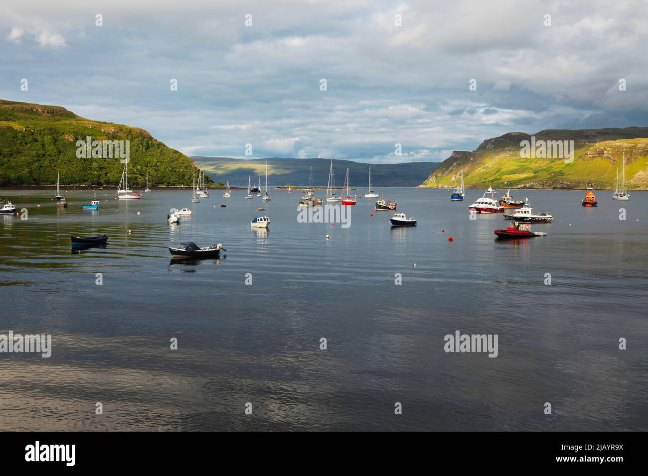 Portree, Isle Of Skye, Scotland, UK Stock Photo - Alamy