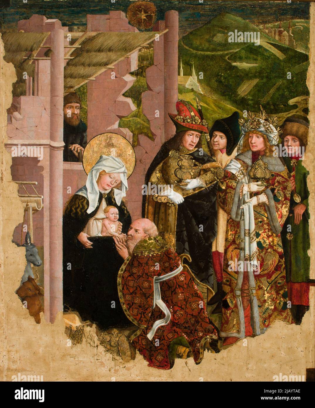 Adoration of the Magi. Altar Retable Panel from the Augustinian Church ...