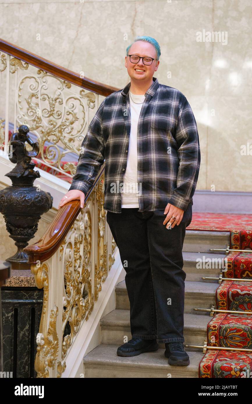 Alex Griffiths, who has been awarded a British Empire Medal in the ...