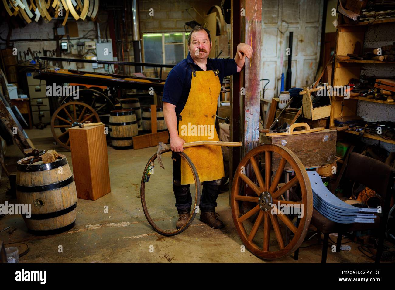 Master Wheelwright Greg Rowland who has been awarded an MBE (Member of ...