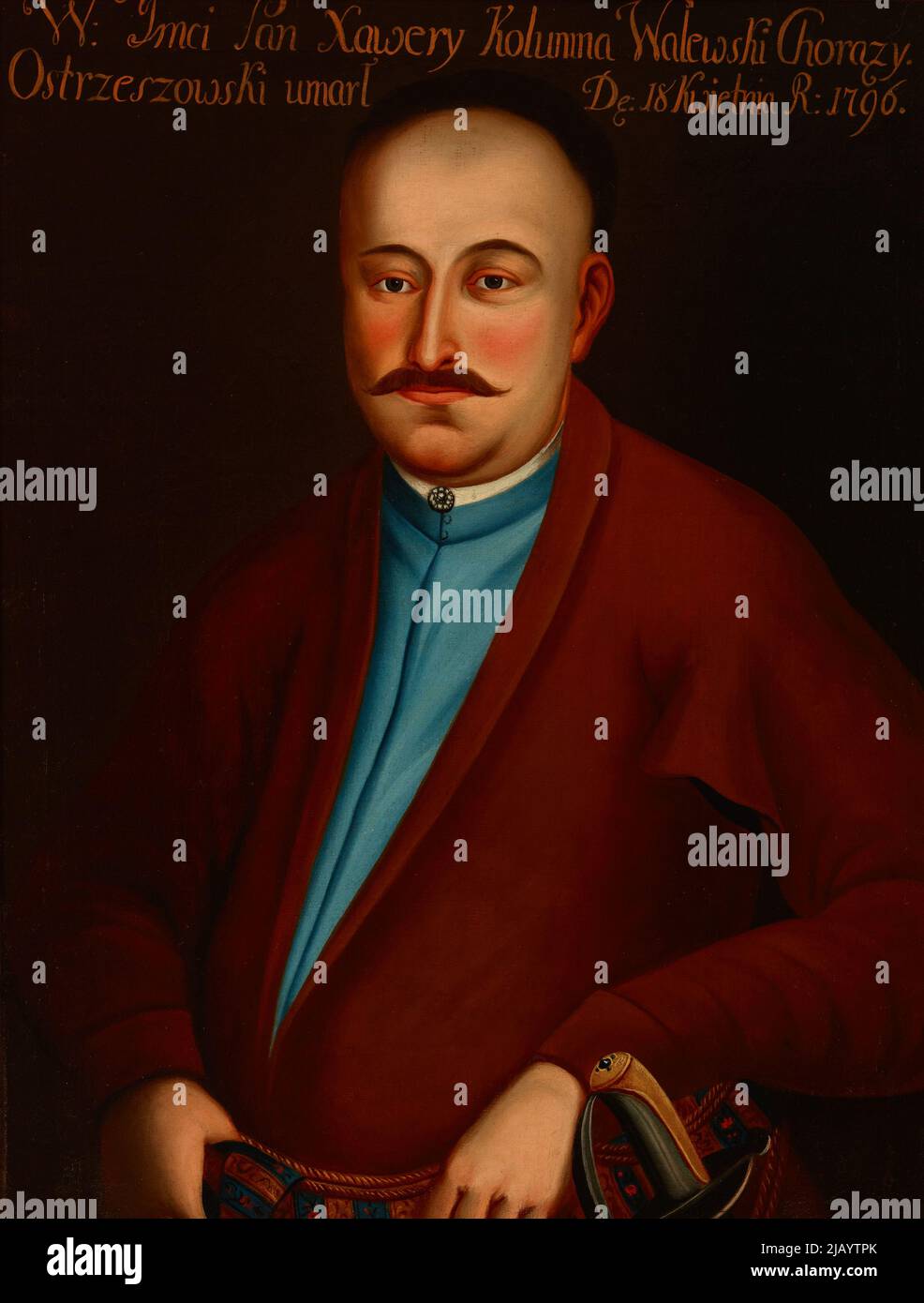 Portrait of Ksawery Column Walewski ( 1796), Ensign of Ostrzeszów ...