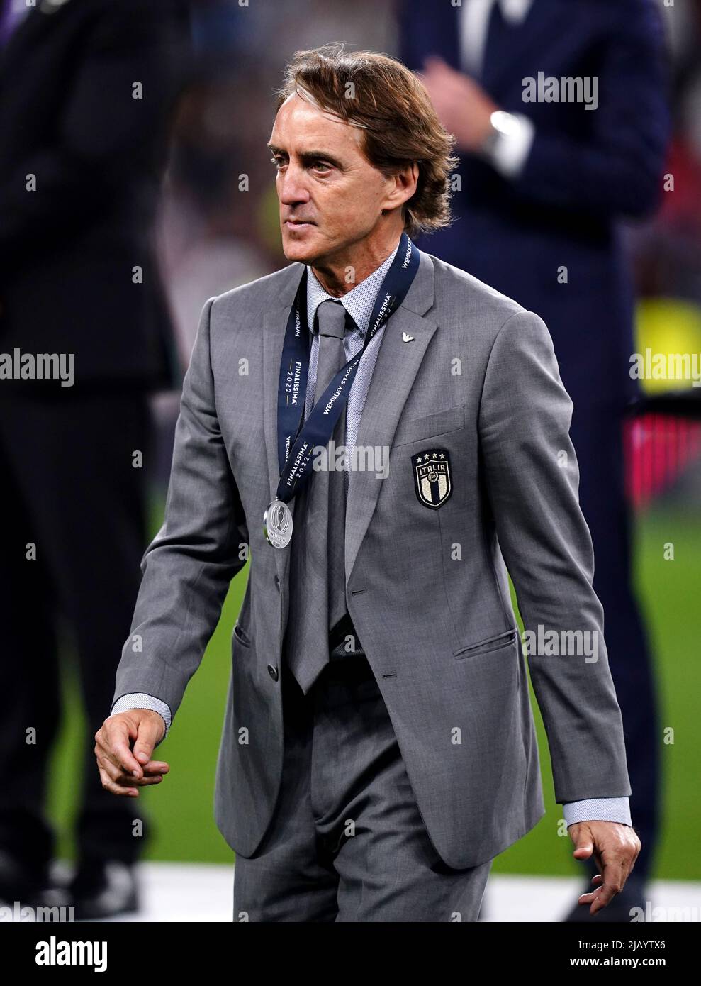 Italy manager Roberto Mancini at full time after the Finalissima 2022 ...