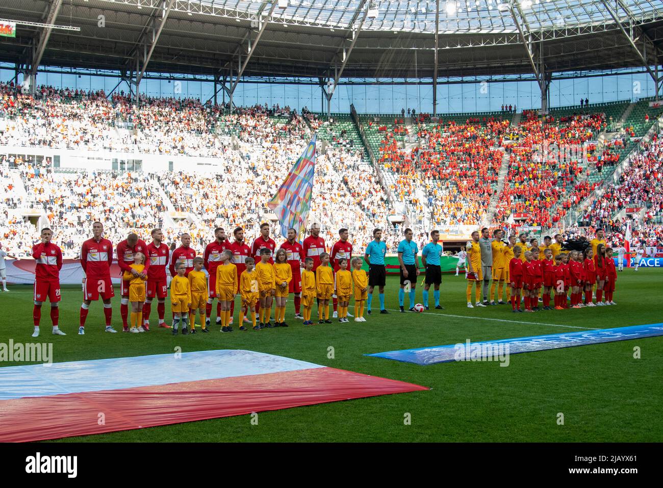 A general view of Tarczynski Arena during the UEFA Nations League ...
