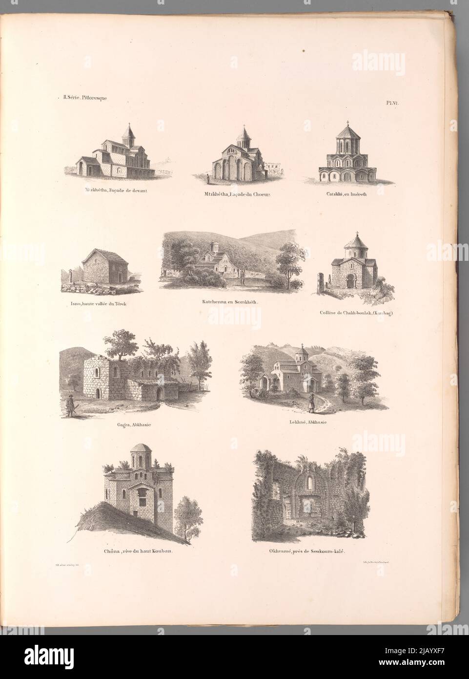 Bliżej Kultury Dubois de Montpéreux, Frédéric (1798 1850), lithography of H. Nicolet (Neuchâtel ...