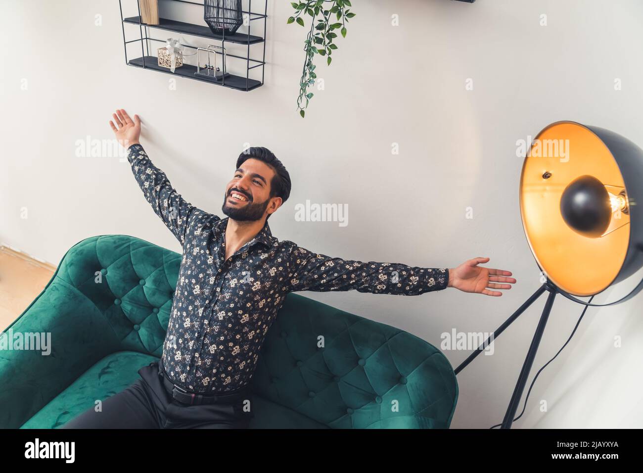 Man rejoicing hi-res stock photography and images - Alamy