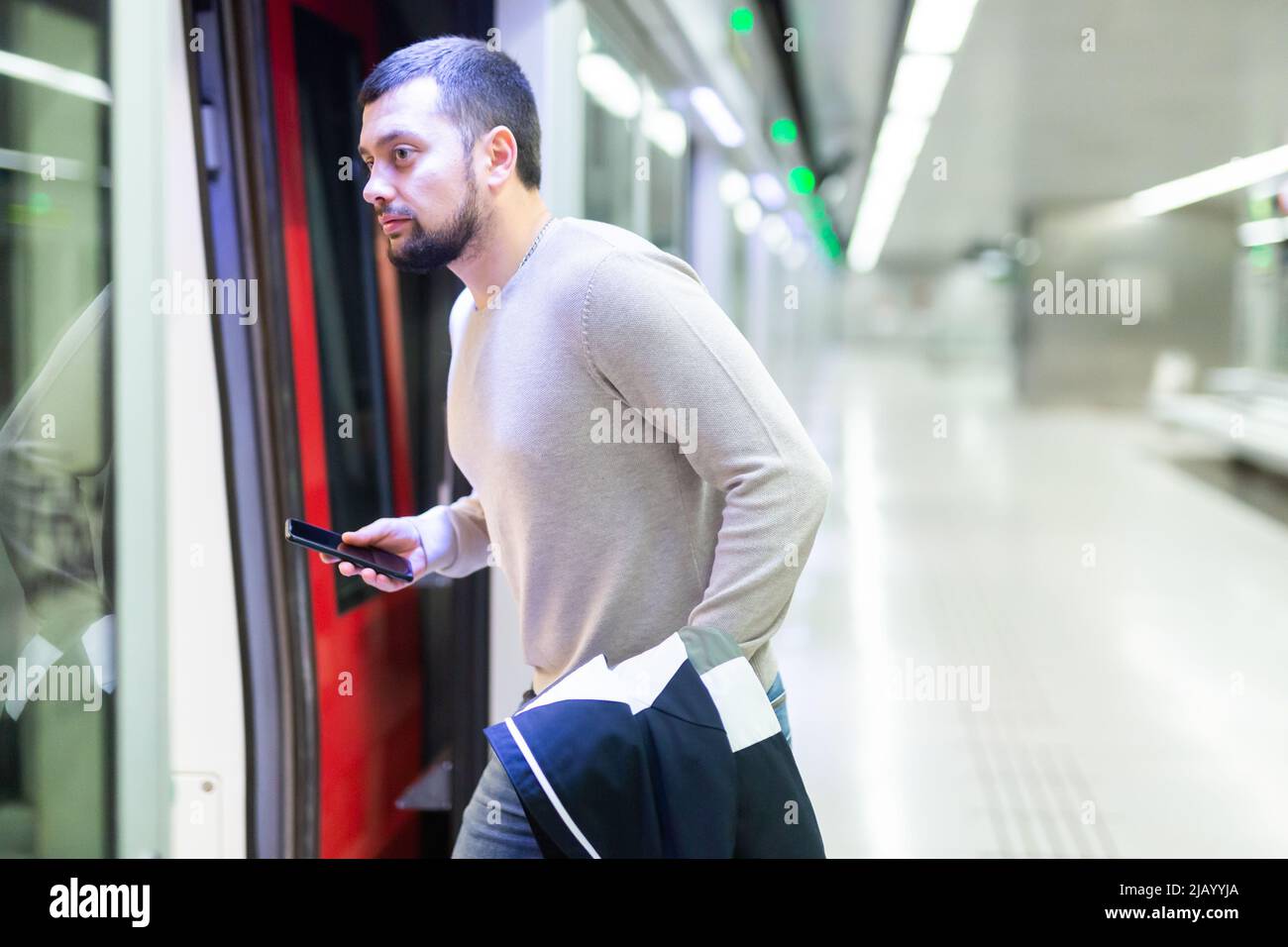 Hispanic man boarding hi-res stock photography and images - Alamy