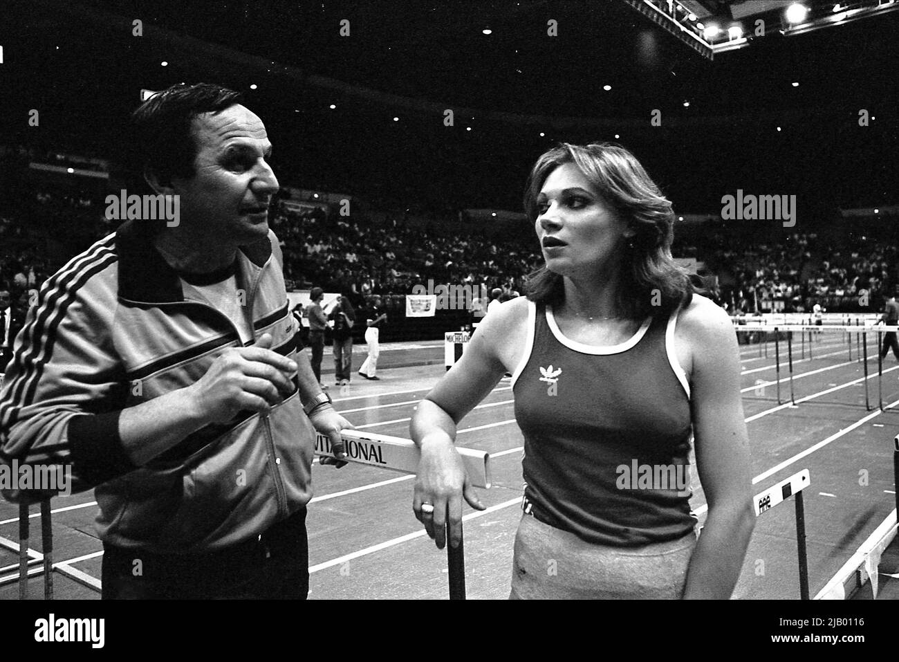 Romania long jump Black and White Stock Photos & Images - Alamy
