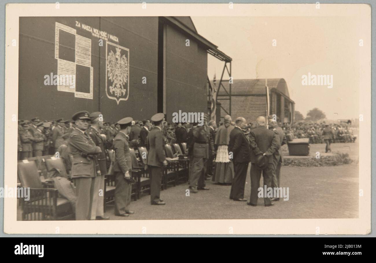 Banner ceremony to the Bomb Squadron 300 W in the RAF Aviation Base in ...