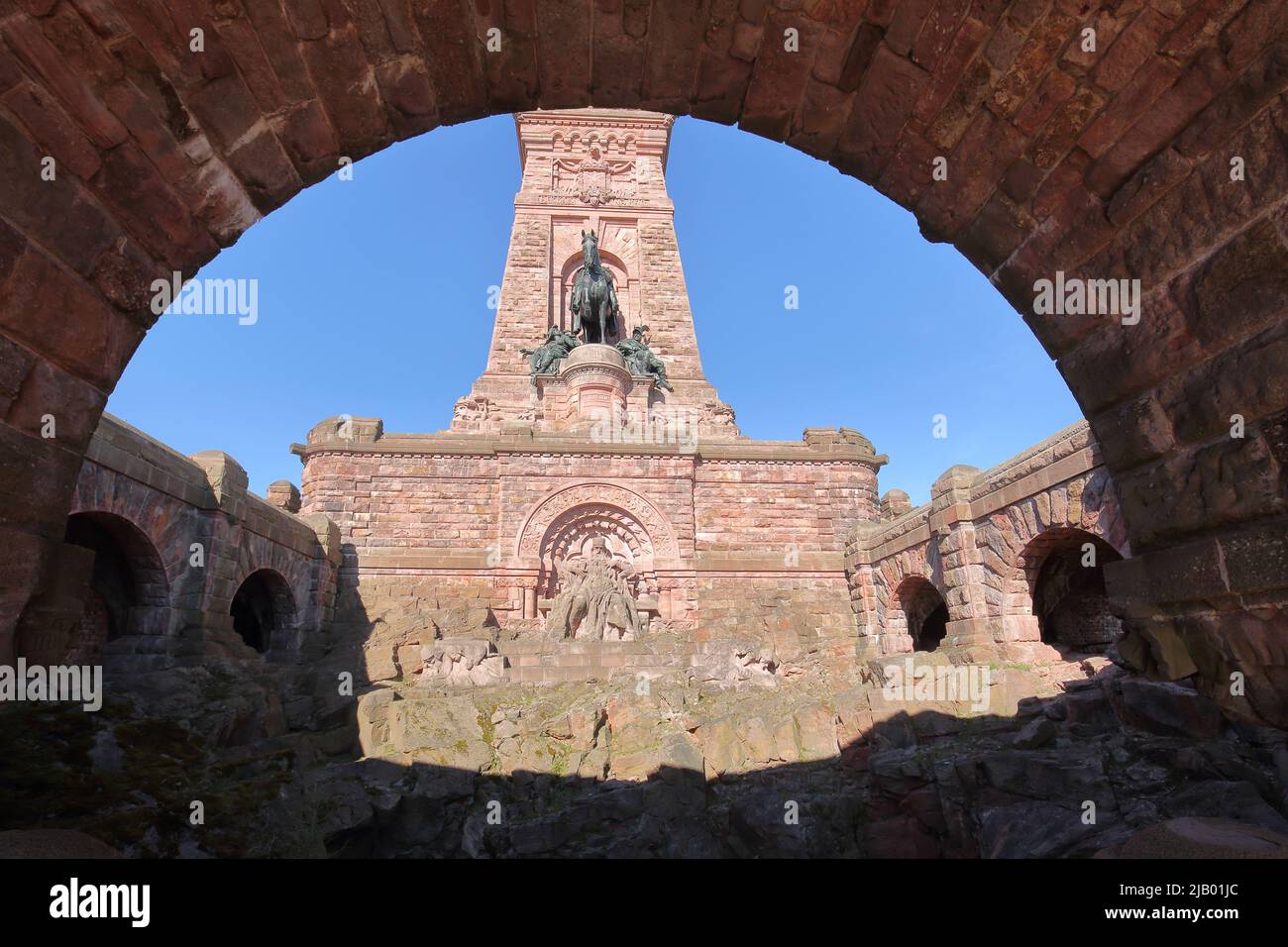 Kyffhäuser Monument with Emperor Friedrich I Barbarossa, Thuringia ...