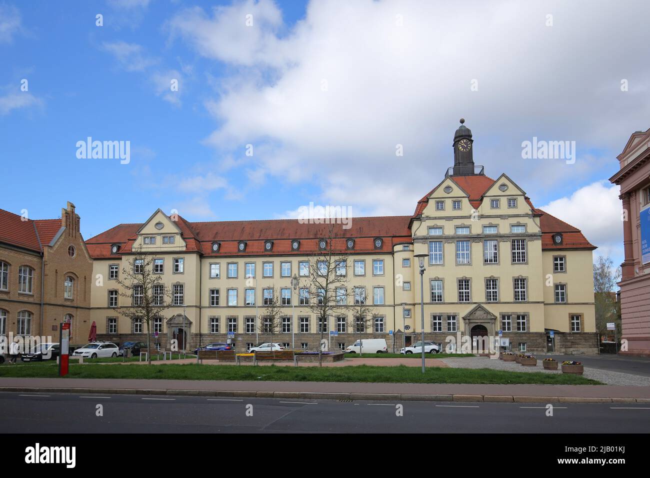 Labor Court and District Court in Eisenach, Thuringia, Germany Stock ...