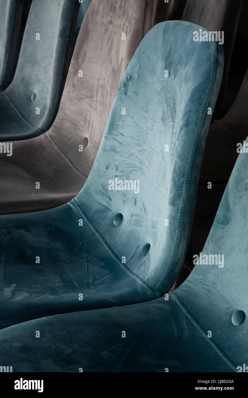 Seats prepared for a conference Stock Photo - Alamy