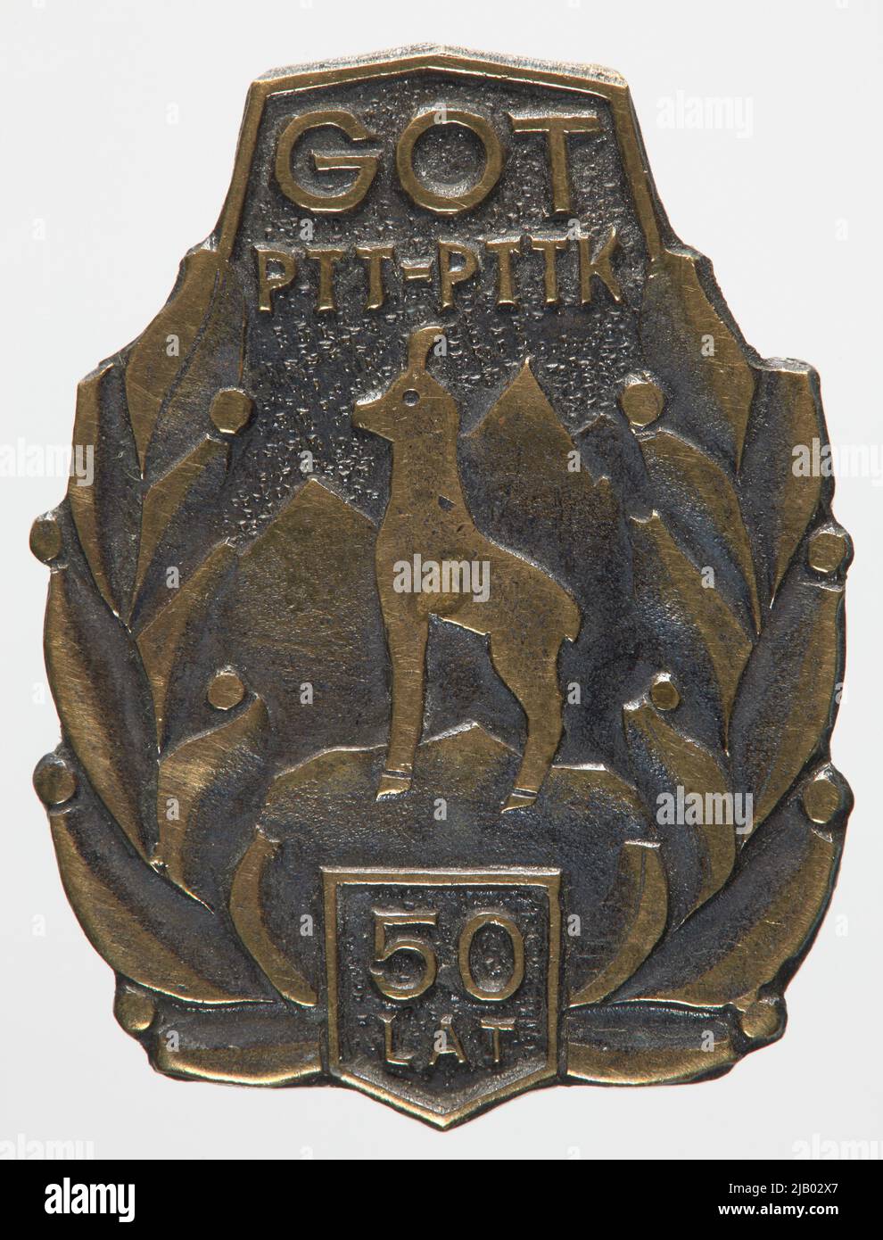 Jubilee Badge of the 50th anniversary of the Mountain Tourist Badge ...