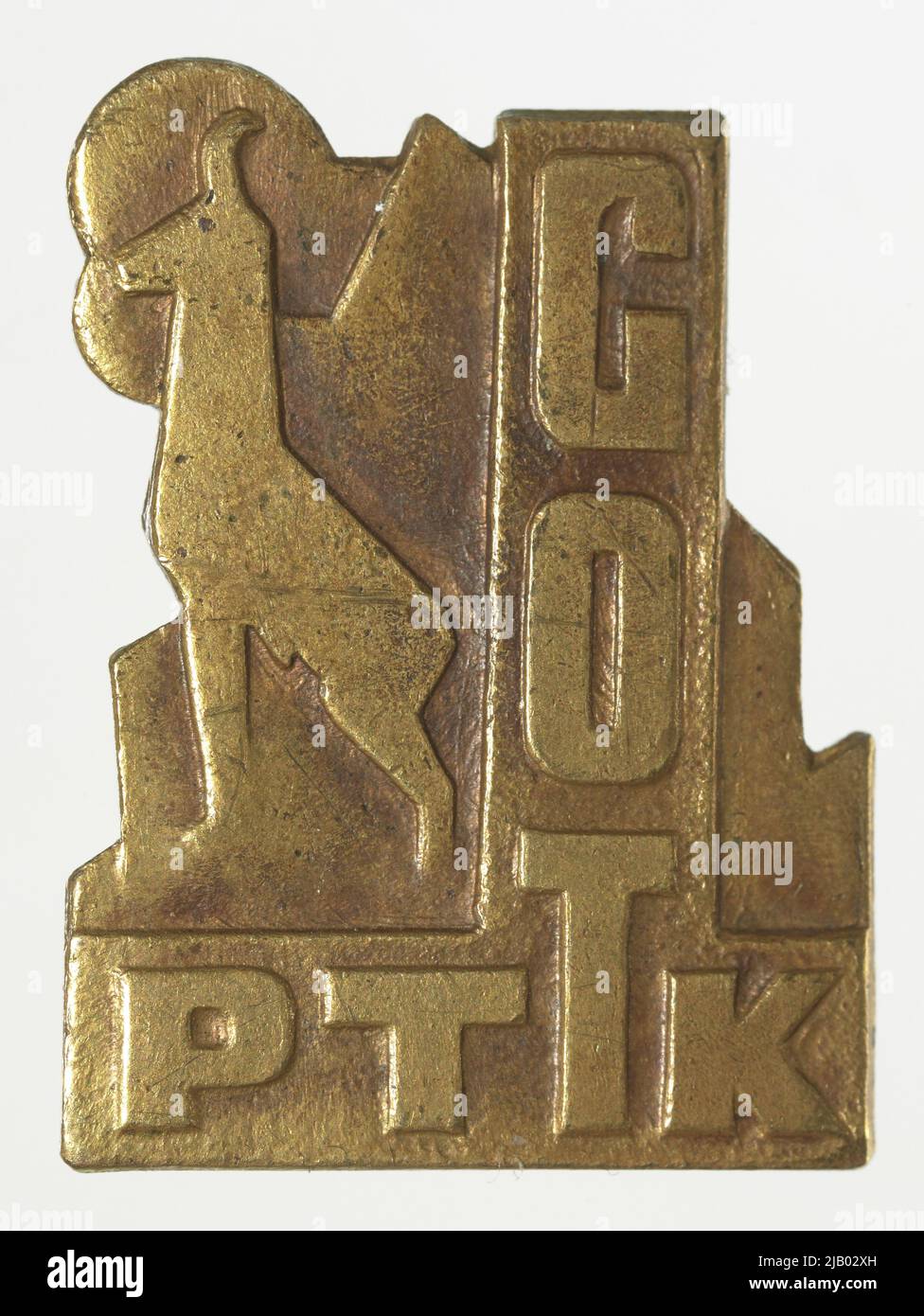 PTTK Mountain Tourist Badge Little Golden unknown label Stock Photo - Alamy