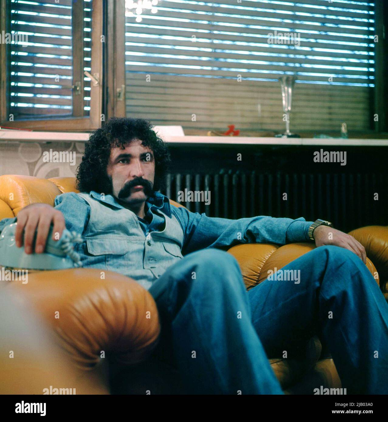 The famous Romanian tennis player Ion Tiriac, approx. 1975 Stock Photo ...