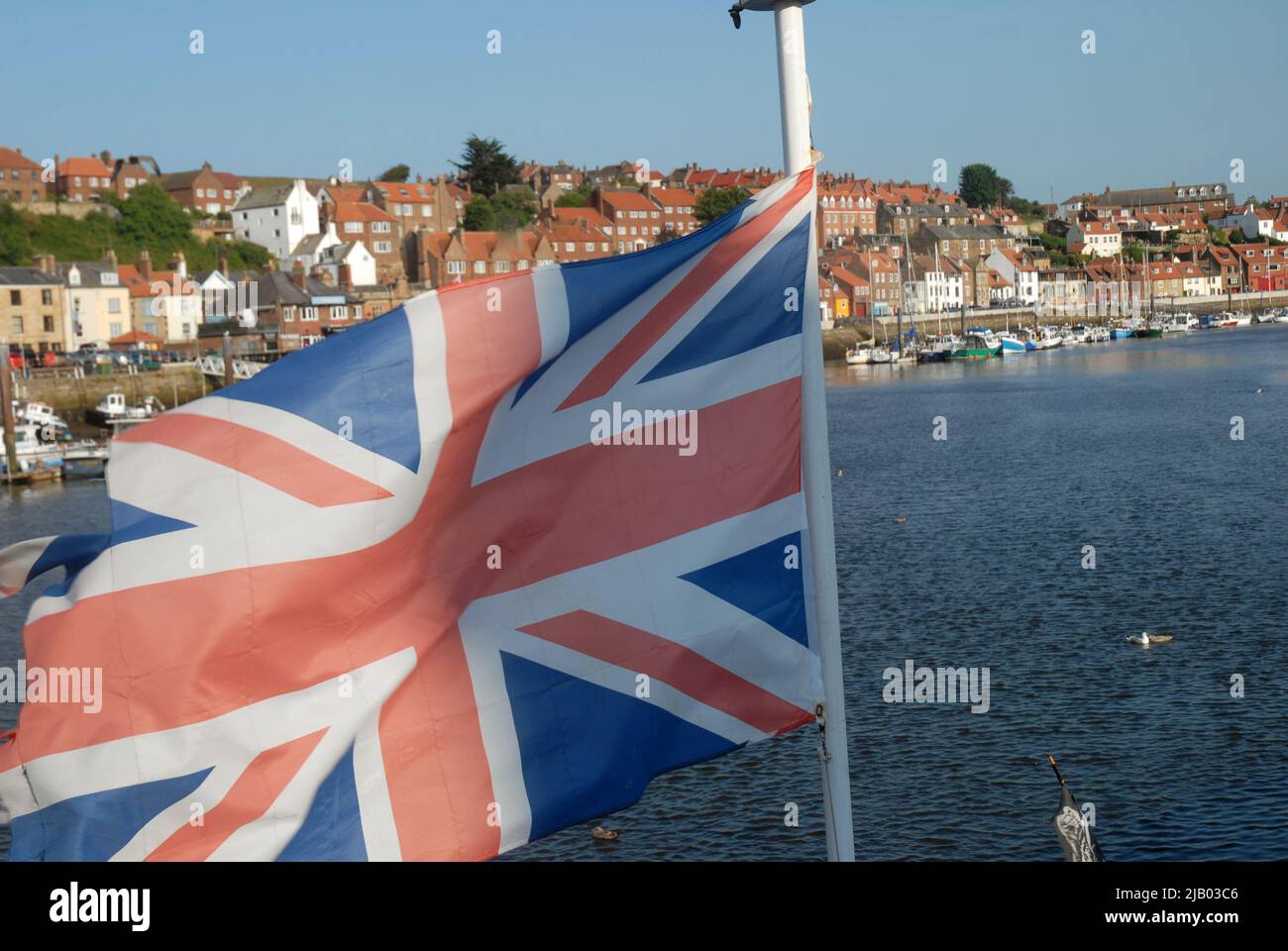 Waterfront of Whitby, North Yorkshire, England, UK Stock Photo - Alamy