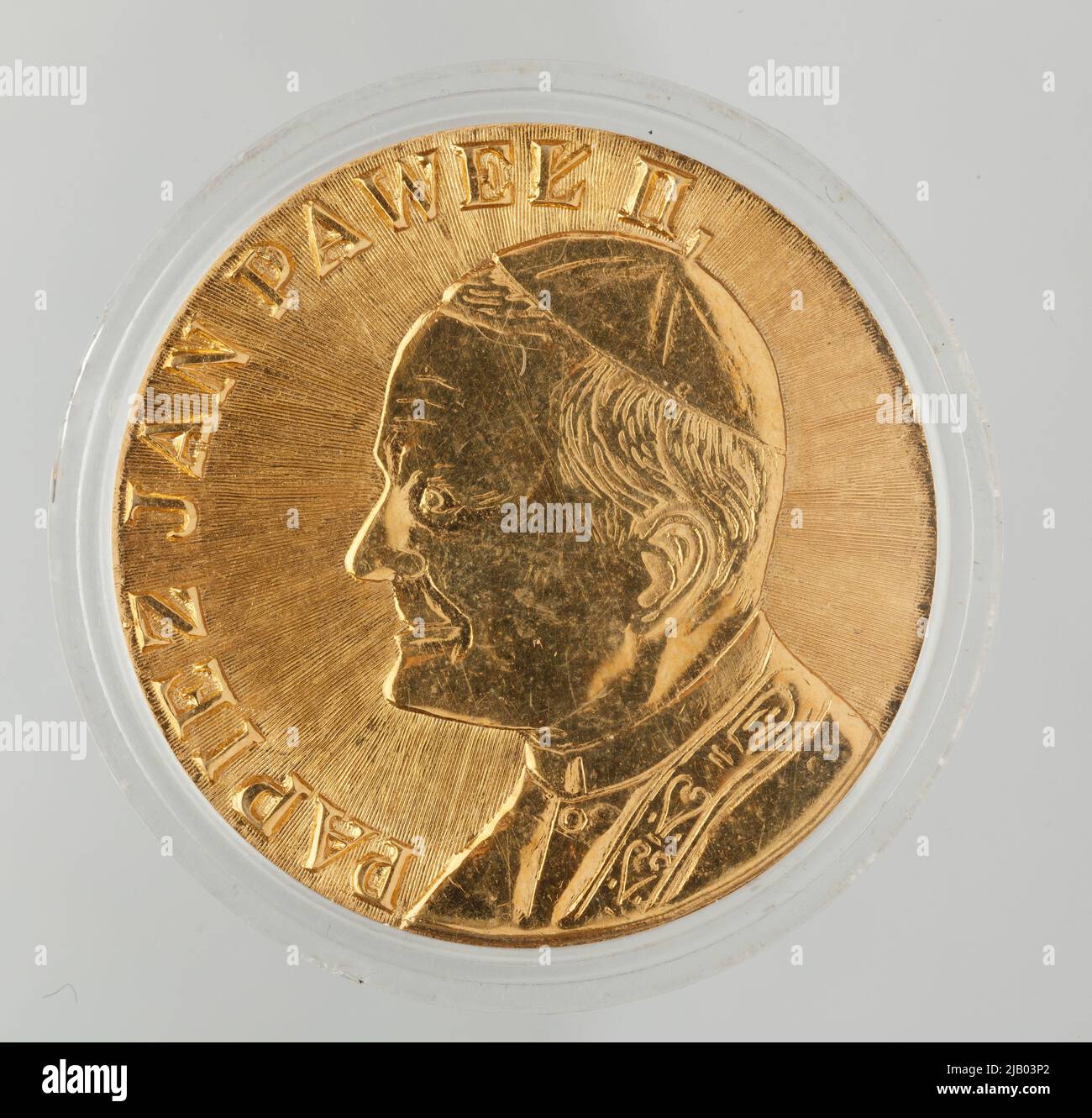 Medal: John Paul II Przyborowicz, Mieczys Aw, a district of metal liner ...
