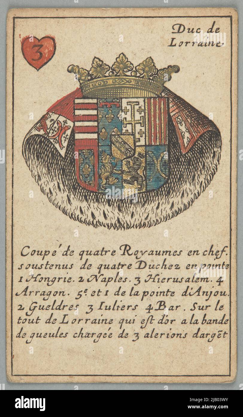 3 of the Duc de Lorraine (Duchy of Lorraine), in: Cards for educational ...