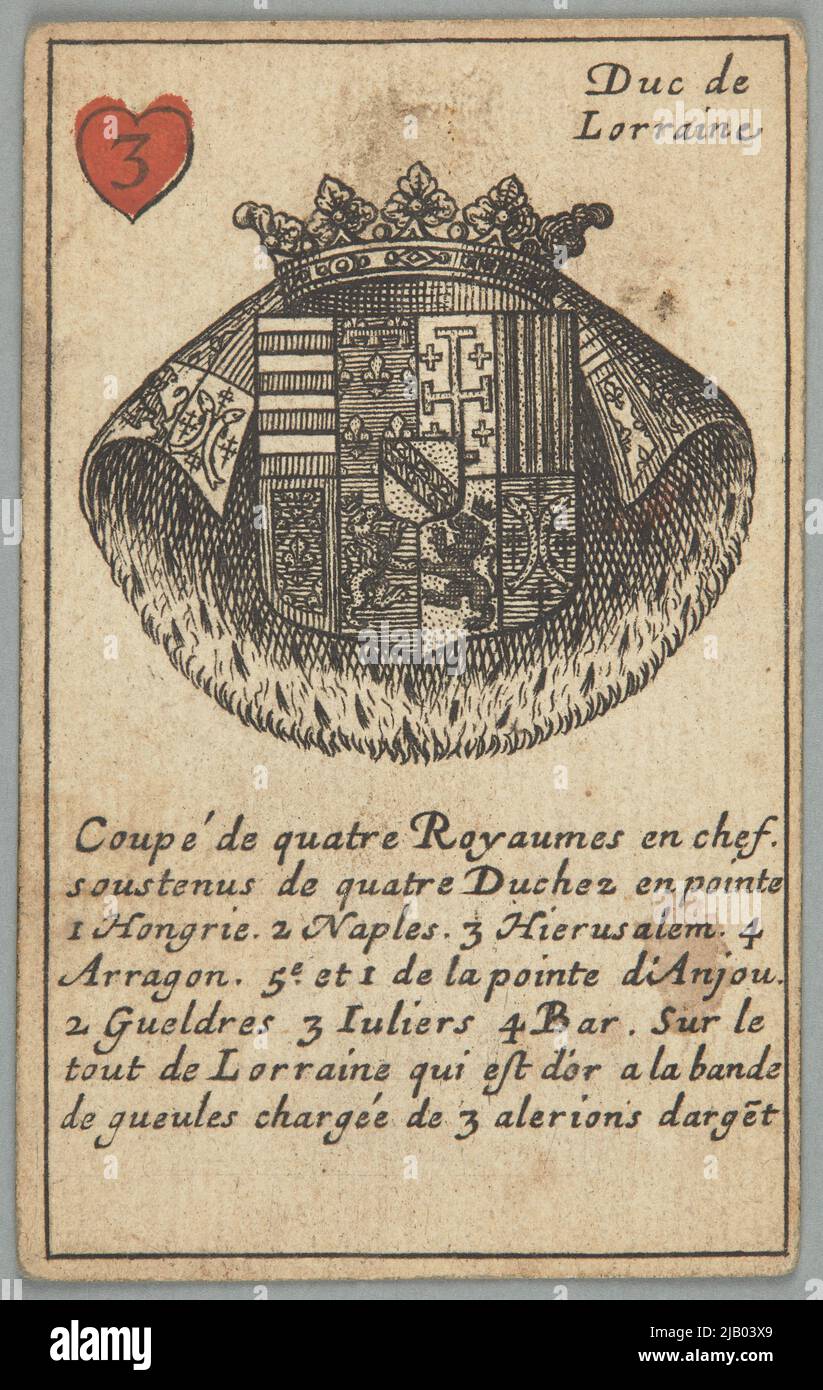 3 of the Duc de Lorraine (Duchy of Lorraine), in: Cards for educational ...