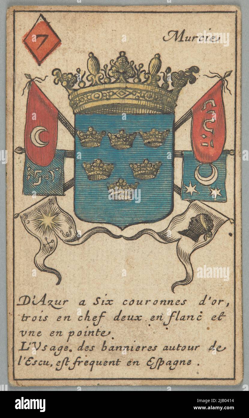7 Karo Murcie (Murcia), in: Cards for educational, heraldic. unknown ...