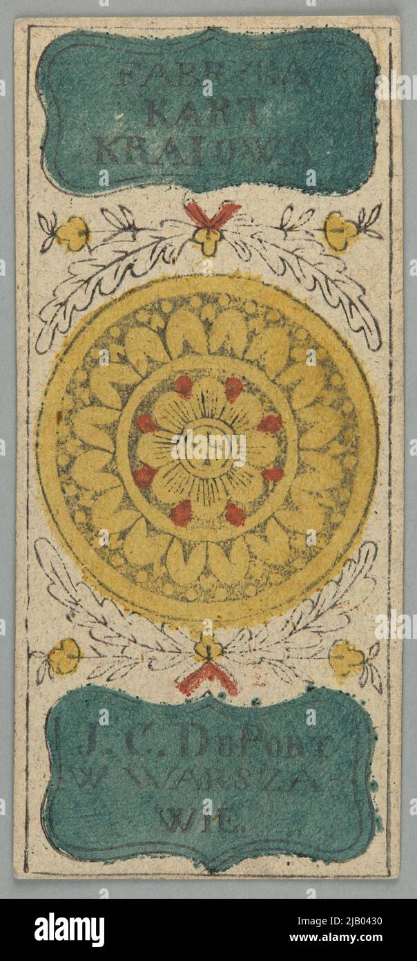 One money, in: waist of cards for WIST. National Card Factory J.C. du ...