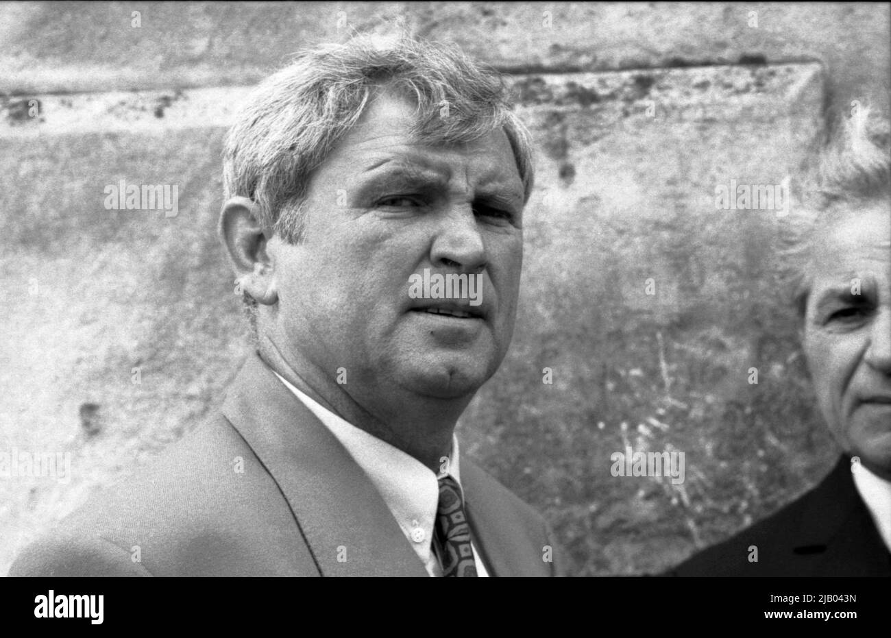 Romanian football (soccer) player & manager Ion Motroc, 1990 Stock ...