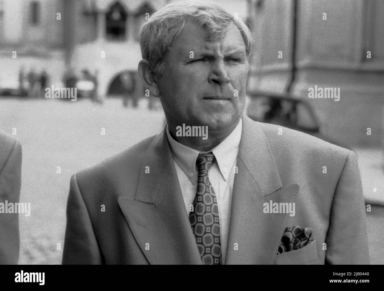 Romanian football (soccer) player & manager Ion Motroc, 1990 Stock ...