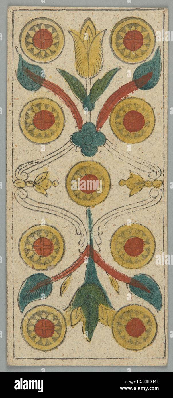 Nine money, in: deck of cards for WIST. National Card Factory J.C. du ...