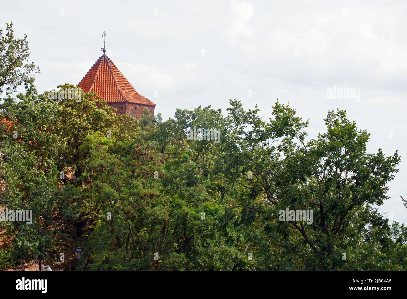 Plock. The royal cathedral of Piast dynasty. 2d capital of Poland Stock ...