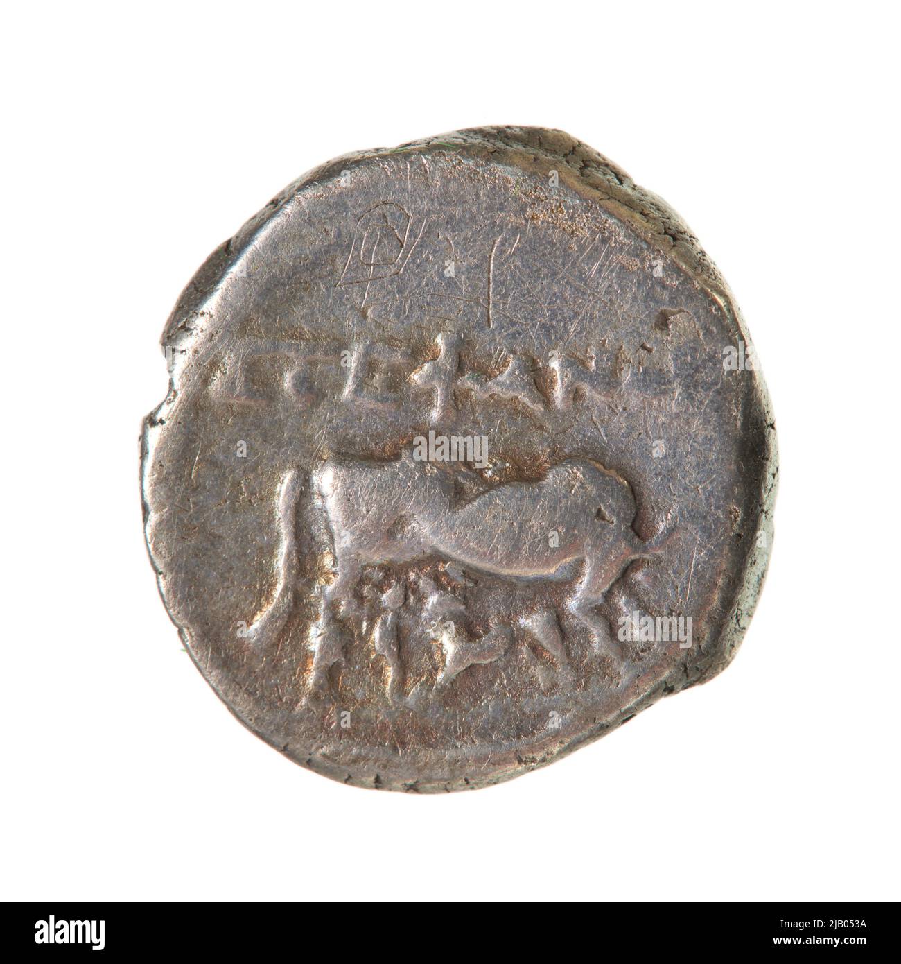 Iliria, Dyrrachium, OK. 200 30 P.N.e., Drachma, AR Menna Dyrrachium ...