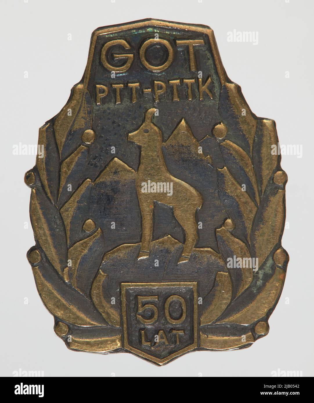 Jubilee Badge of the 50th anniversary of the Mountain Tourist Badge ...