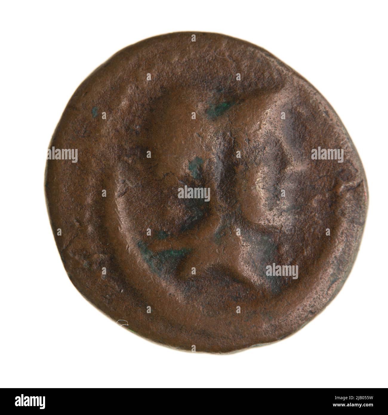 Zeugitana, Galos, Quincunx, ca. 40 BC, AEEE Gaulos mint Stock Photo - Alamy