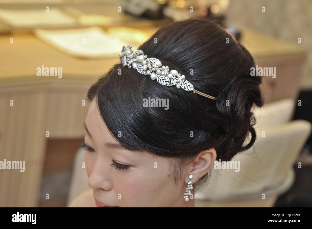 A splendid and graceful ceremony to achieve eternal happiness Stock ...