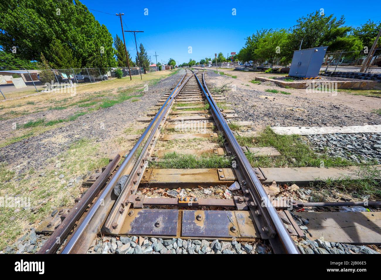 Railroad crossing on the train tracks or Level Crossings of Railroad ...